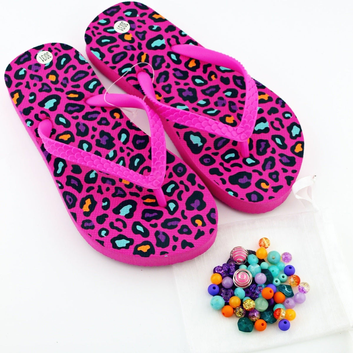 Teenslippers DIY Panter Color — HanneHaves